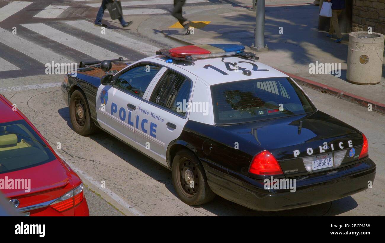 Santa Monica Police Car in Los Angeles - LOS ANGELES, CALIFORNIA ...