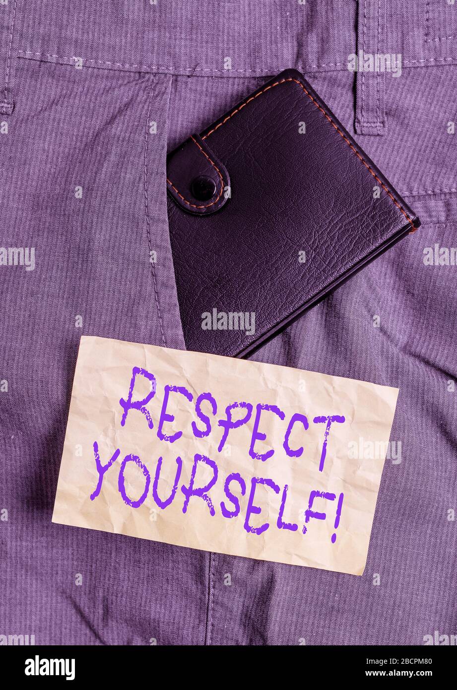 Word writing text Respect Yourself. Business photo showcasing believing ...
