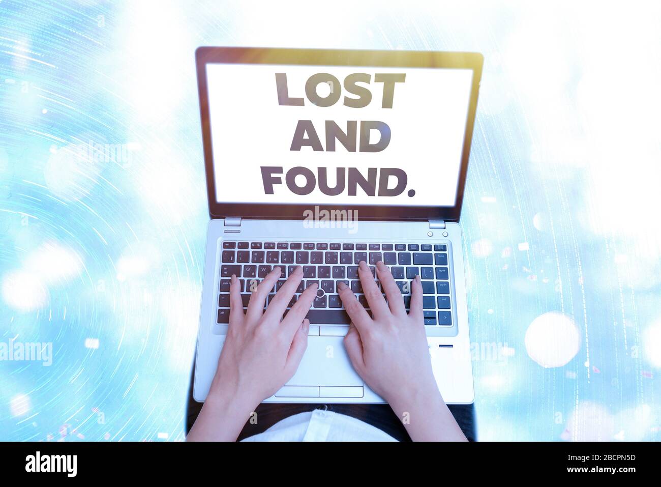 Conceptual hand writing showing Lost And Found. Concept meaning a place ...