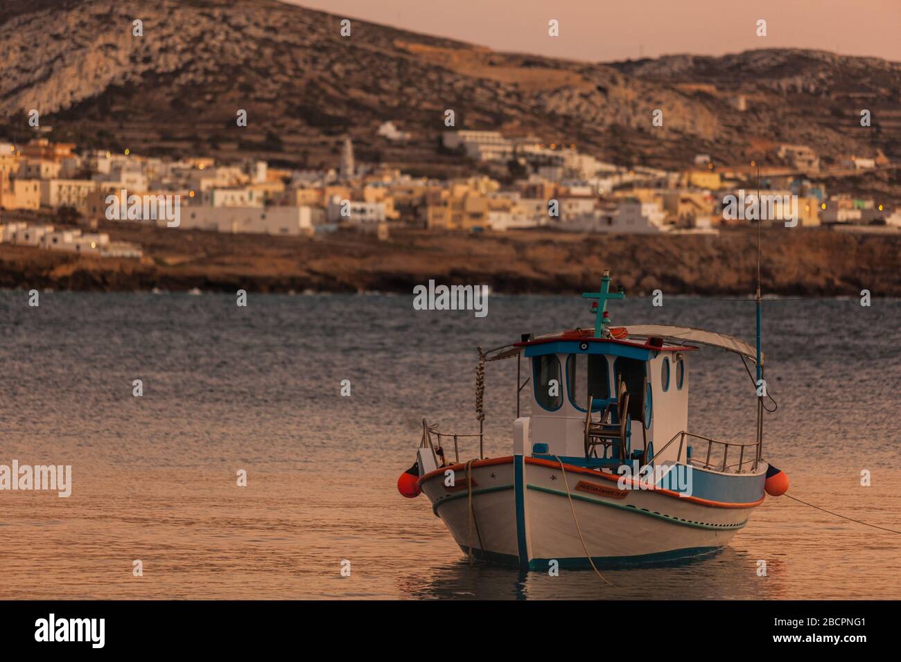 Greece, Karpathos island: the village of Finiki on the west coast Stock ...
