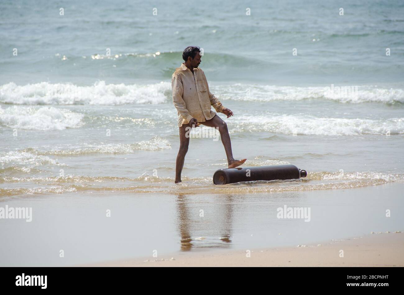 India, North Goa, 2012 - MV River Princess Ship Wreckage and Ship ...