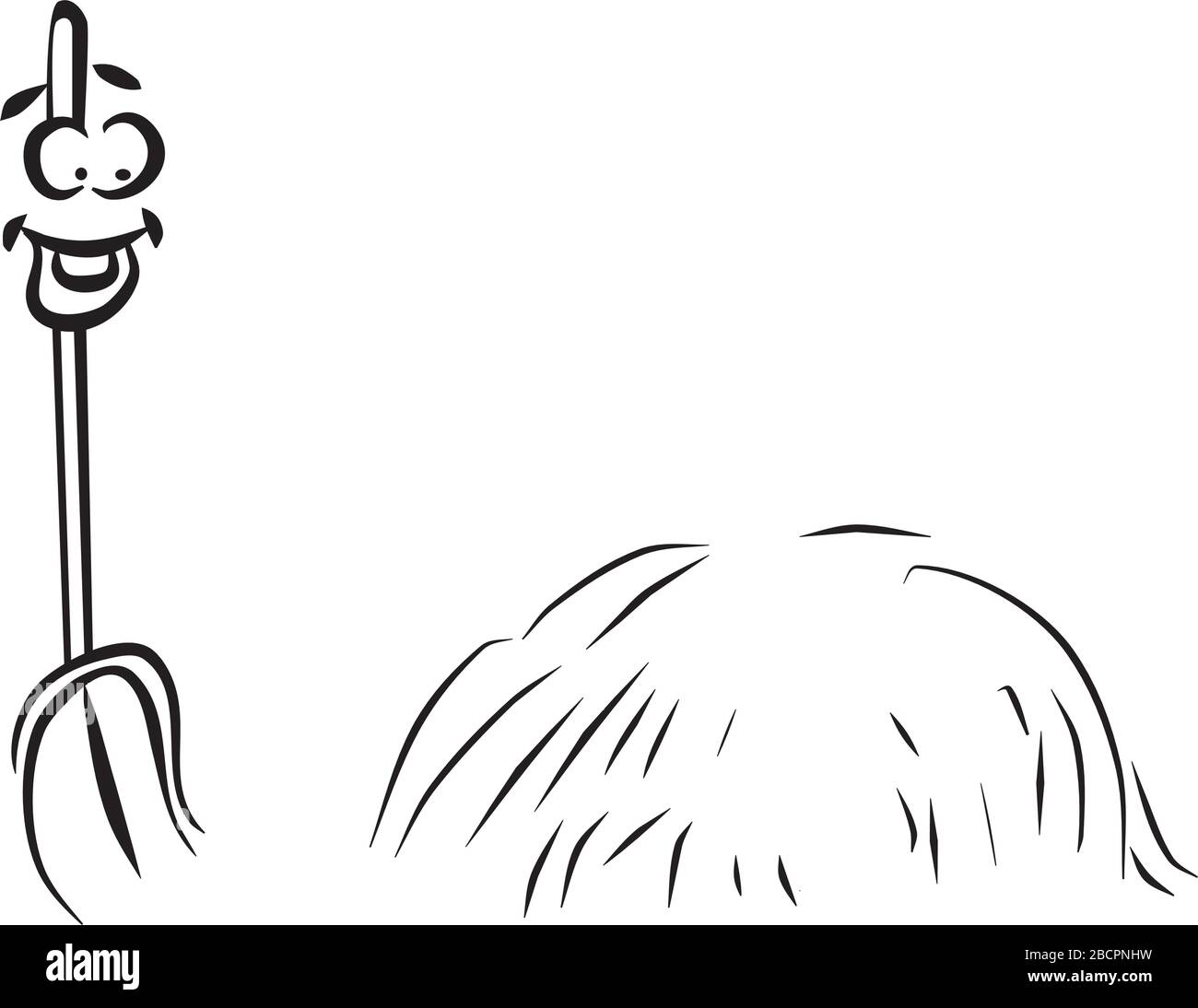 Hay sheaves Stock Vector Images - Alamy