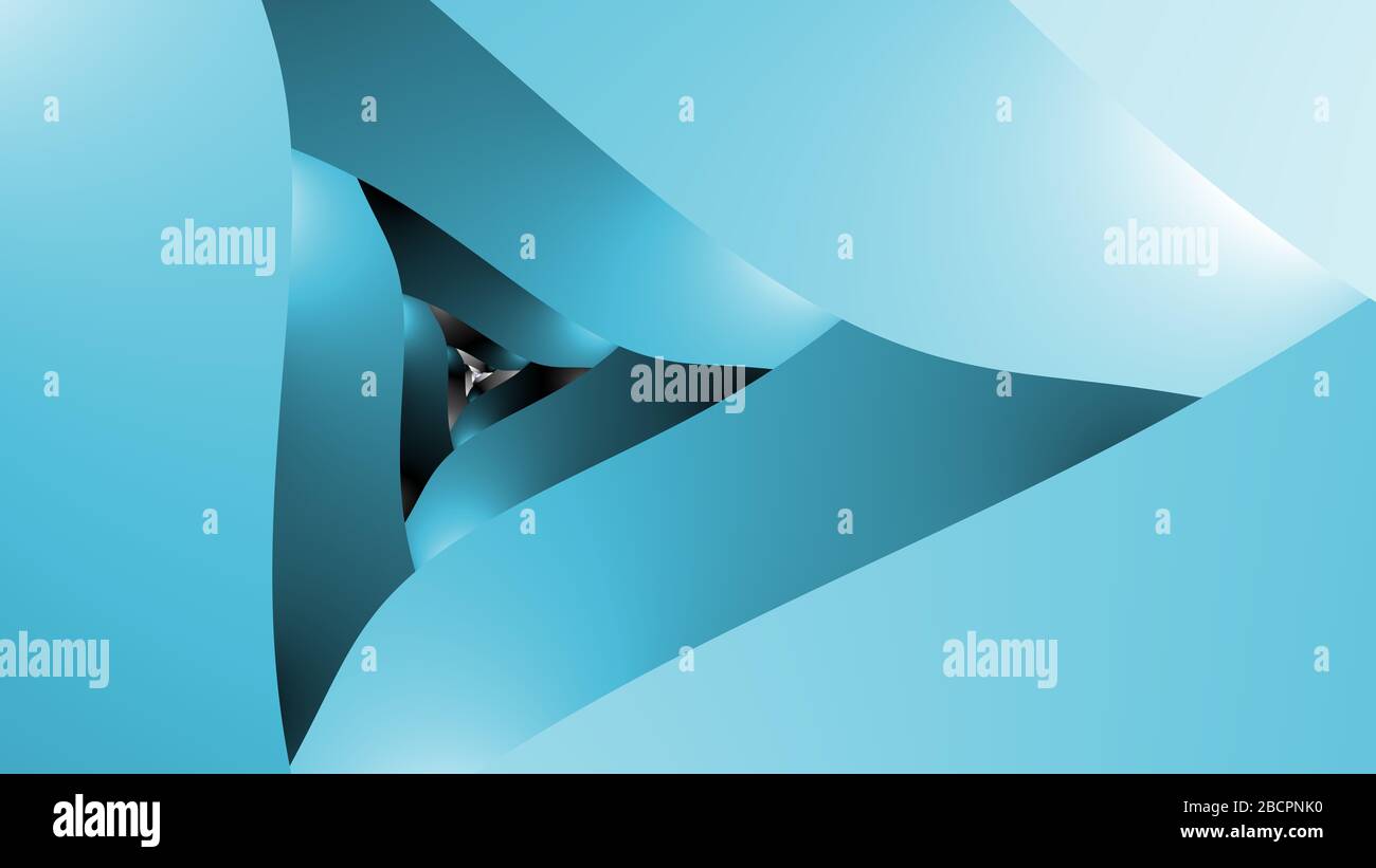 Abstract background with illuminated triangular area Stock Photo - Alamy