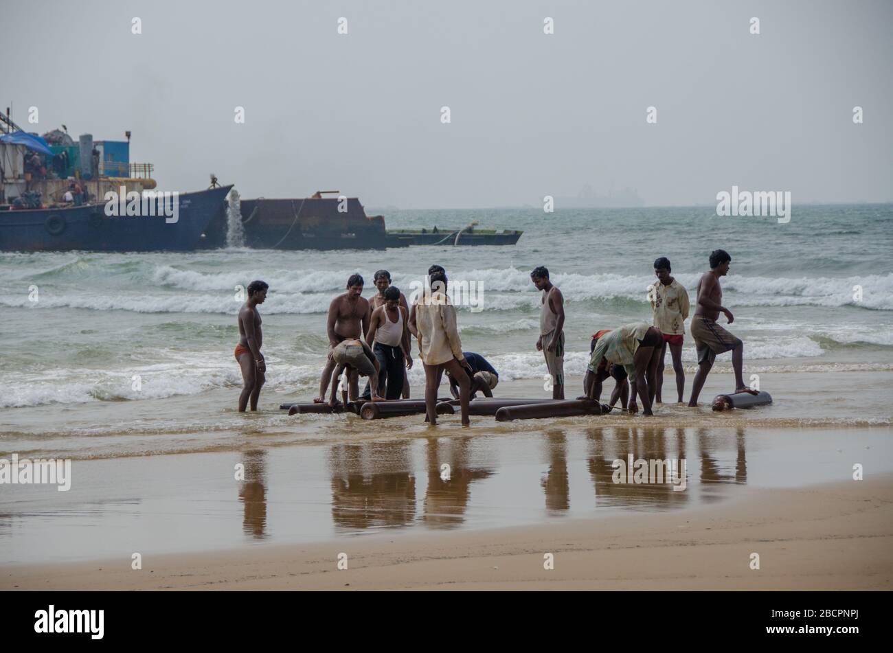 India, North Goa, 2012 - MV River Princess Ship Wreckage and Ship ...