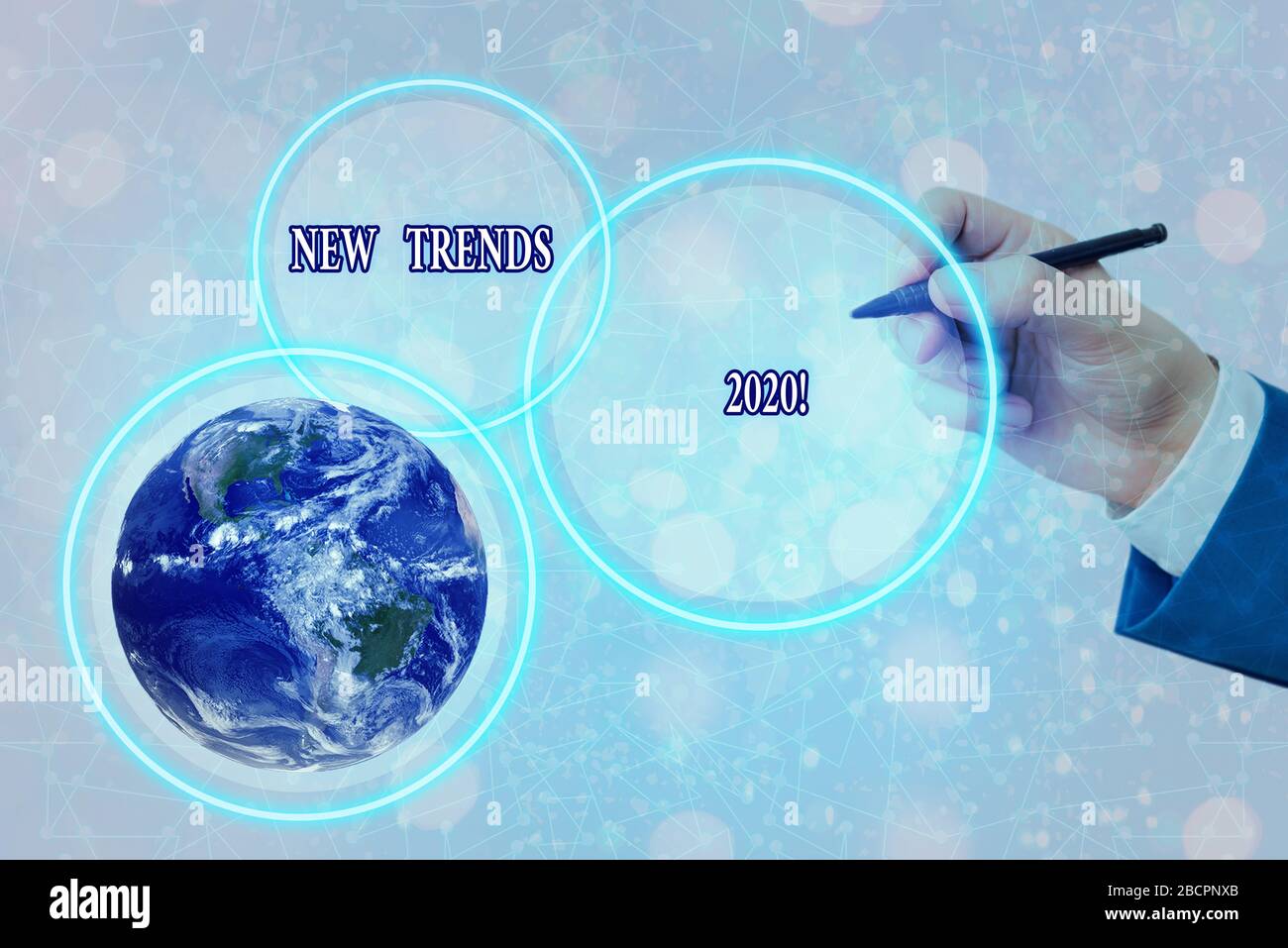 Conceptual hand writing showing New Trends 2020. Concept meaning ...