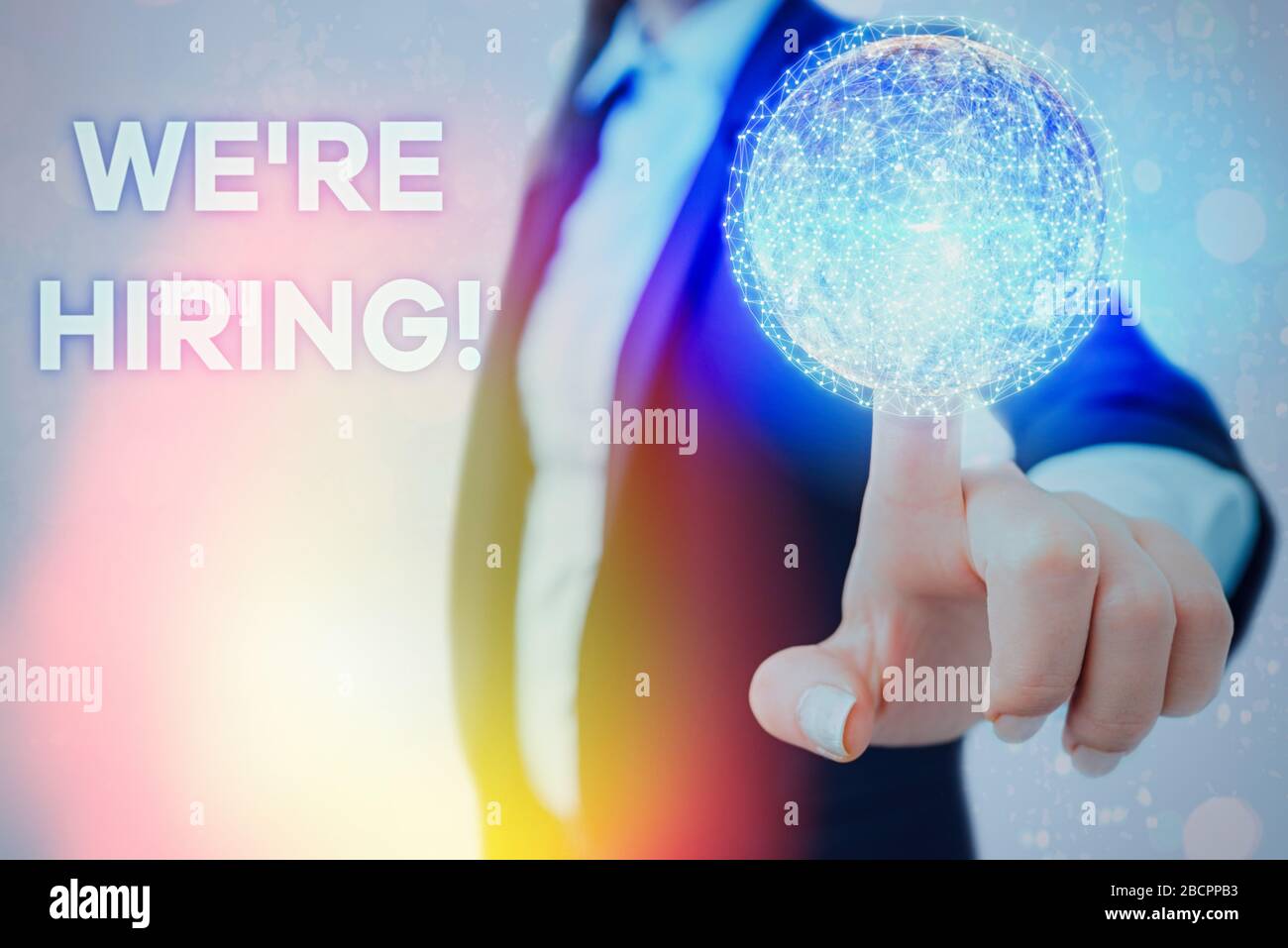 Writing note showing We Re Hiring. Business concept for process of ...