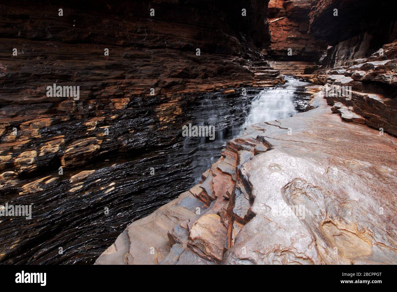 Hancock Gorge, Karijini National Park, Western Australia Stock Photo ...
