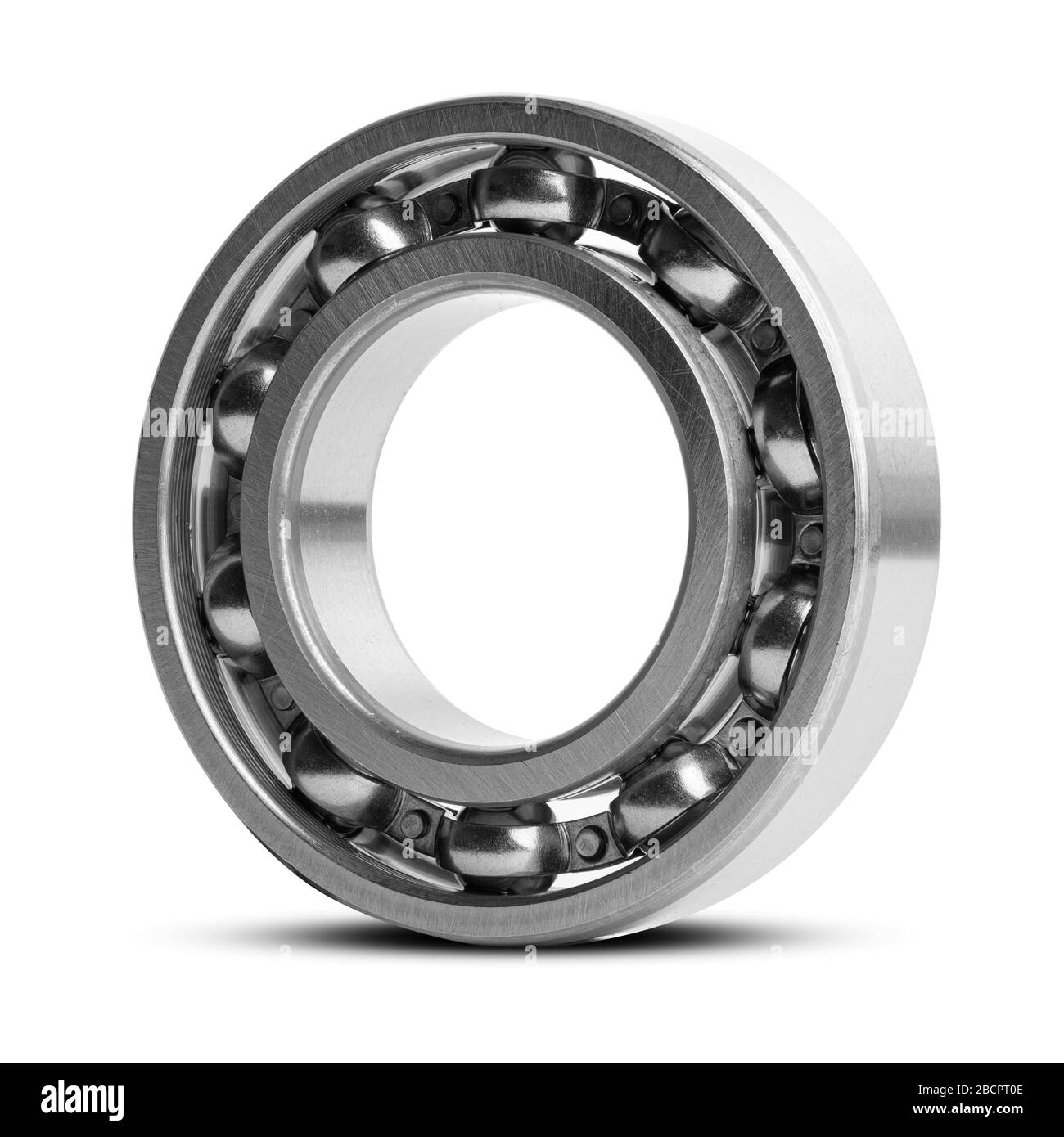 Roller bearing on white background isolated. Part of the car Stock ...