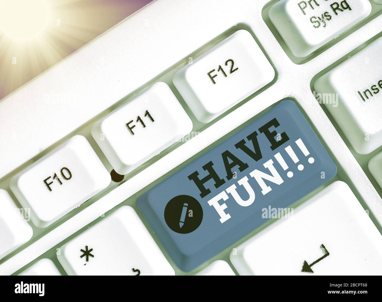 Word writing text Have Fun. Business photo showcasing wish somebody ...