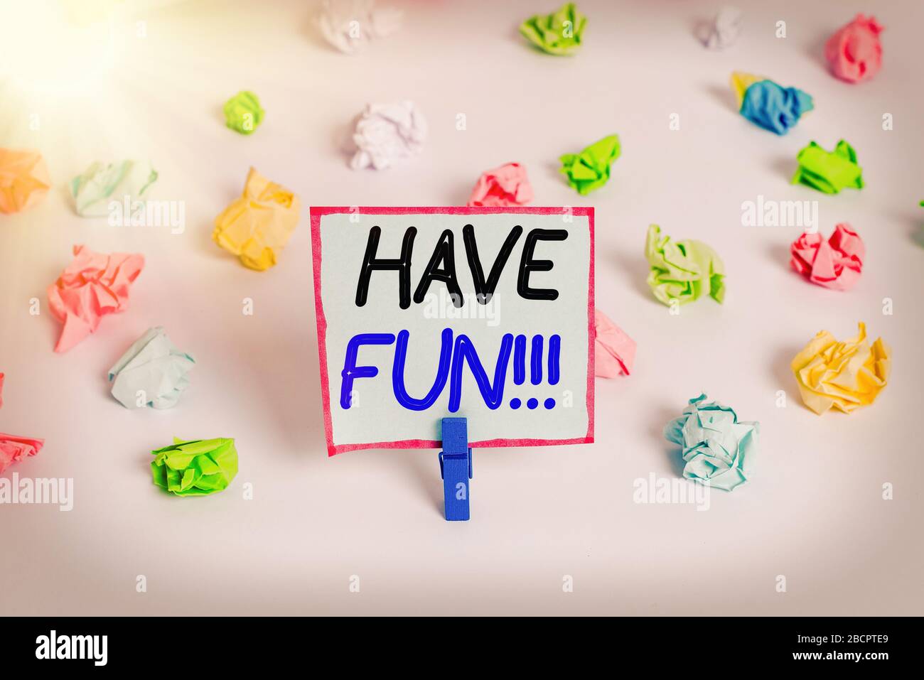 Word writing text Have Fun. Business photo showcasing wish somebody ...