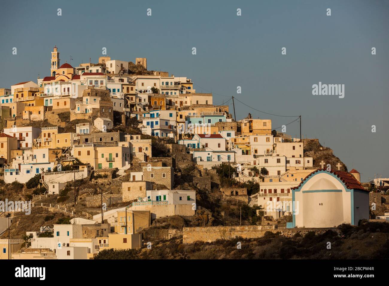 Greece, Karpathos island: Olympos, in the north part of Karpathos Stock ...