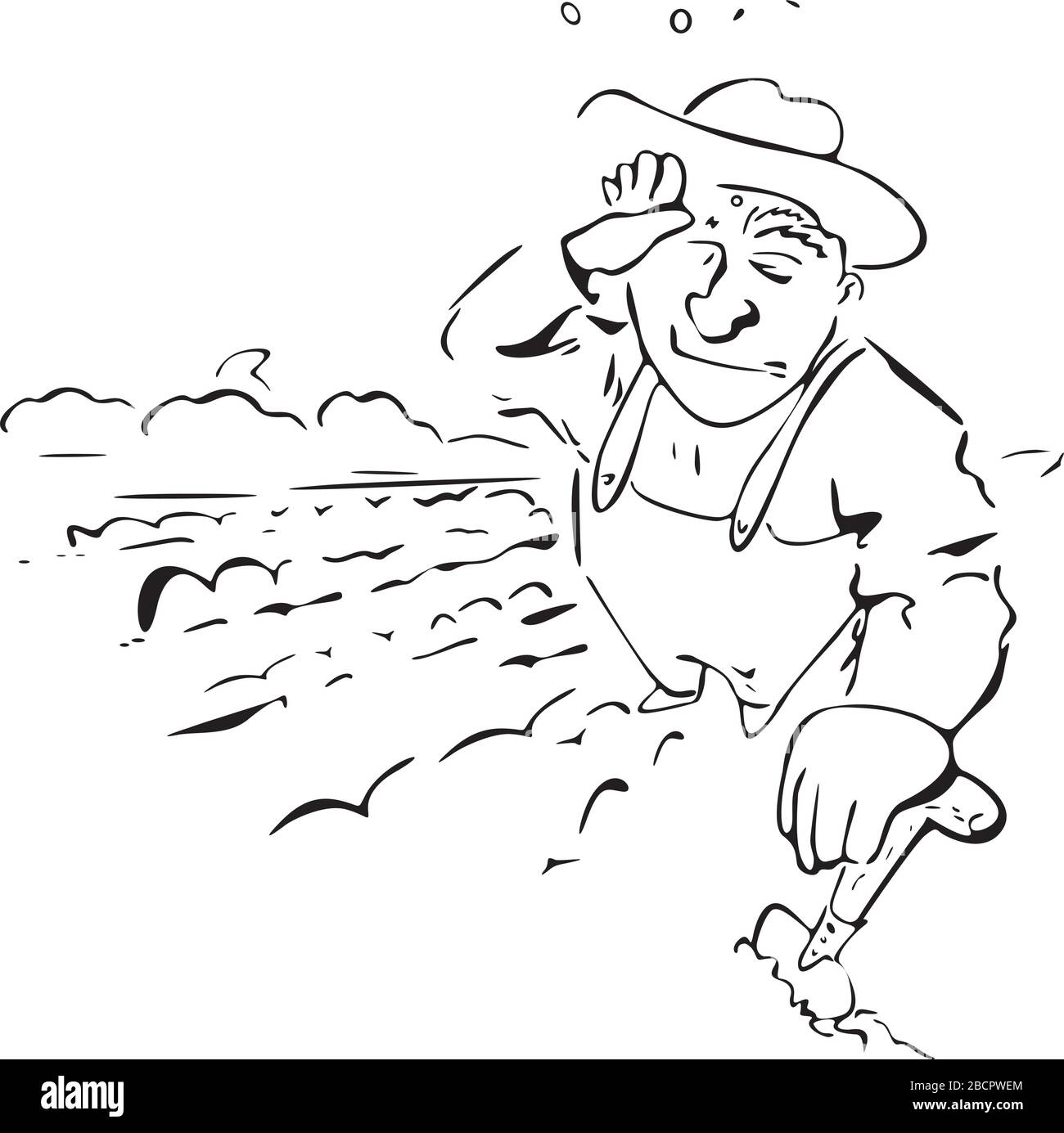 Farmer tools Stock Vector Images - Alamy