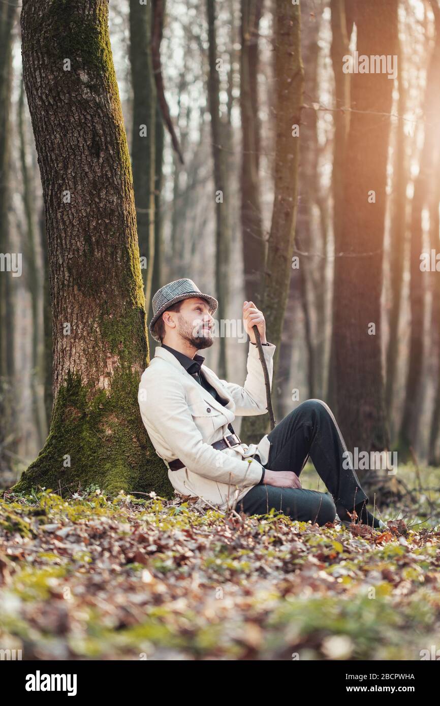 Resting against hi-res stock photography and images - Alamy