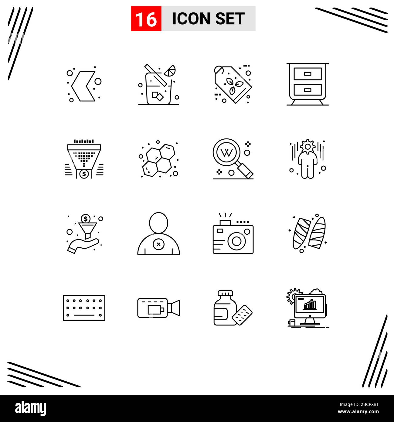 Filter drawer Stock Vector Images - Alamy