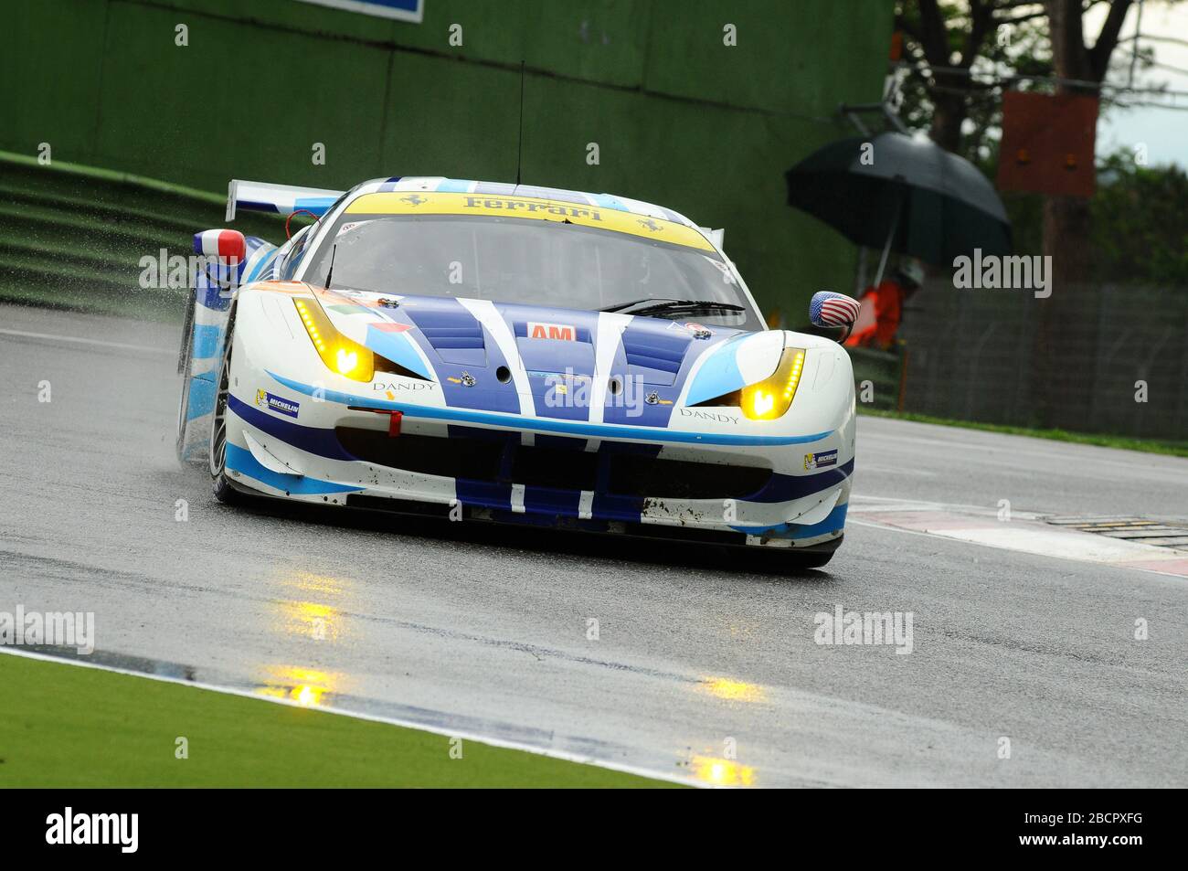 Imola, Italy May 17, 2013: Ferrari F458 Italia GT3 of Team SMP Racing ...
