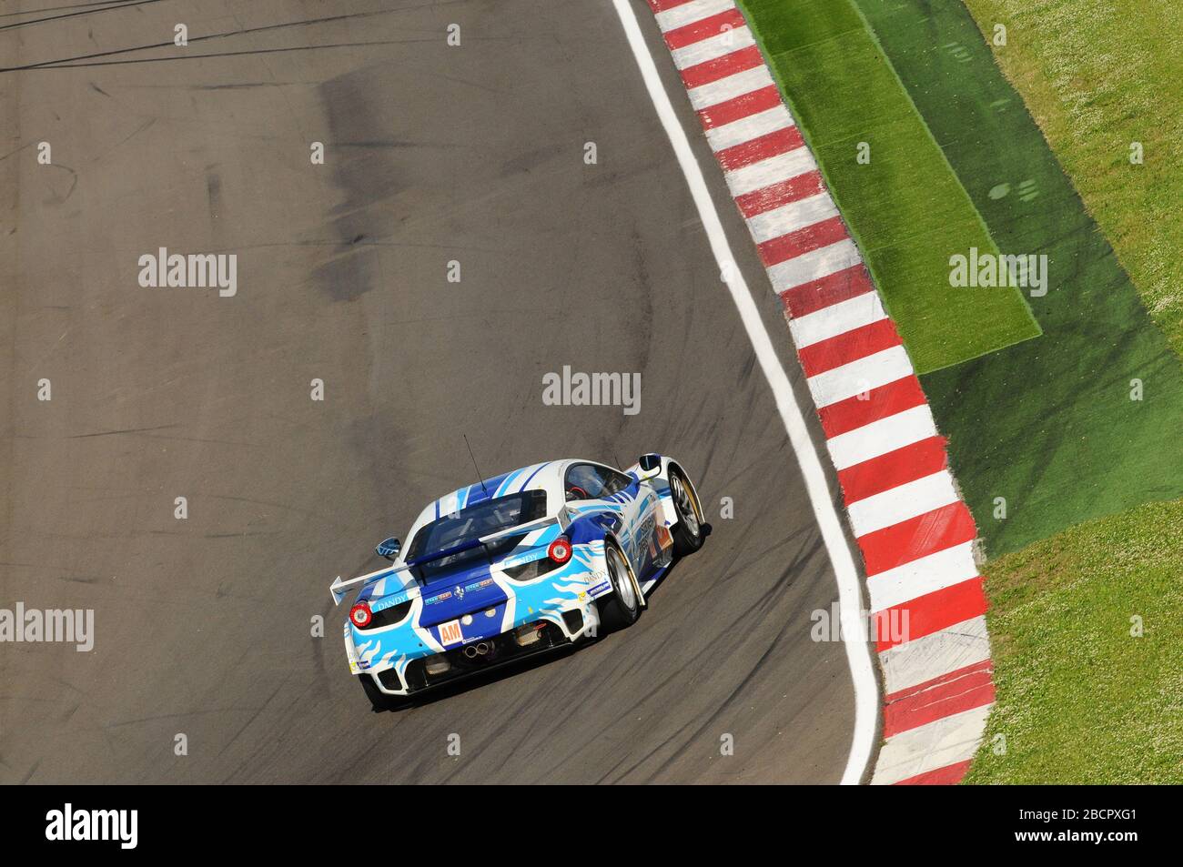 Imola, Italy May 17, 2013: Ferrari F458 Italia GT3 of Team SMP Racing ...