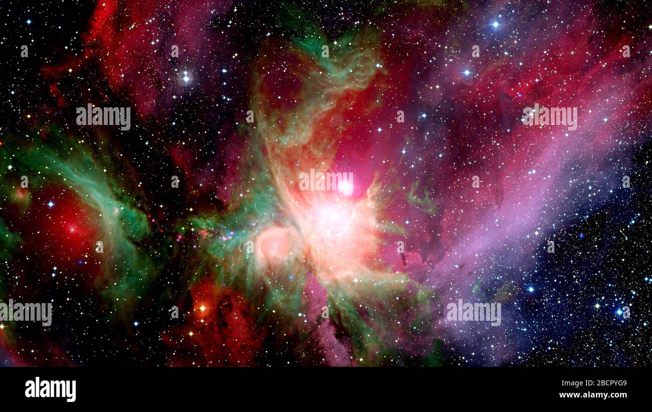 Hubble views galaxy and nebula. Elements of this image furnished by ...