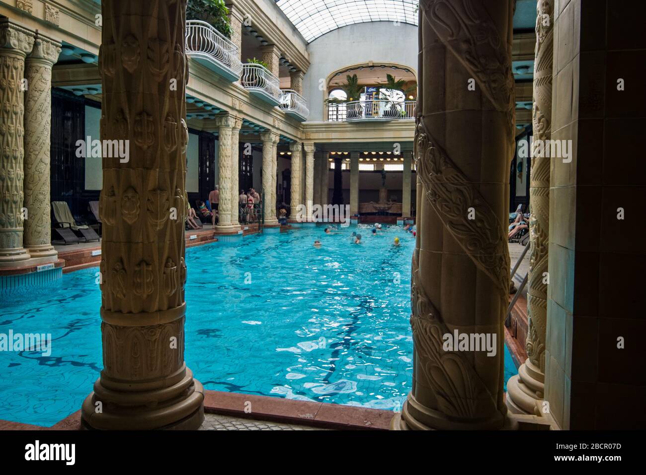 Hungary, Budapest - Gellert Spa is one of the most famous thermal spa ...