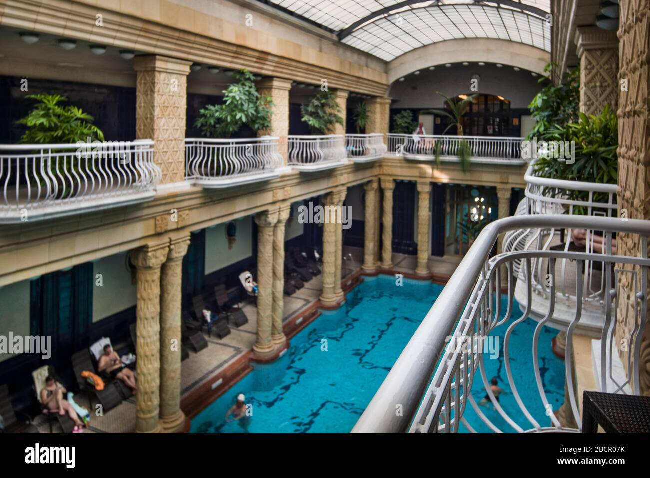 Hungary, Budapest - Gellert Spa is one of the most famous thermal spa ...