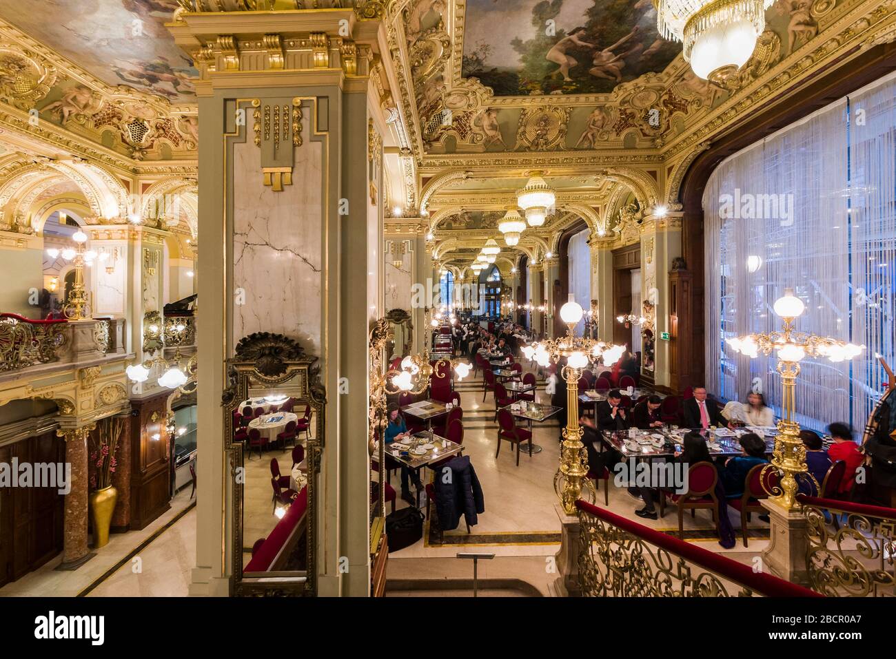 Hungary, Budapest - New York cafè, Erzsébet krt. 9-11 - At the turn of ...
