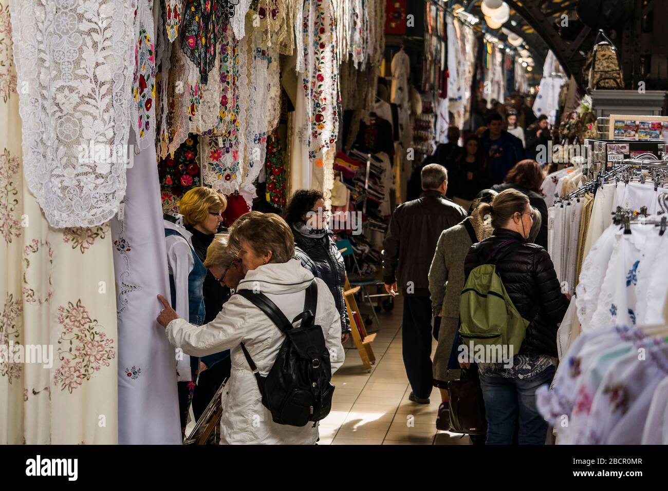Hungary, Budapest - The Great Market Hall or Central Market Hall ...