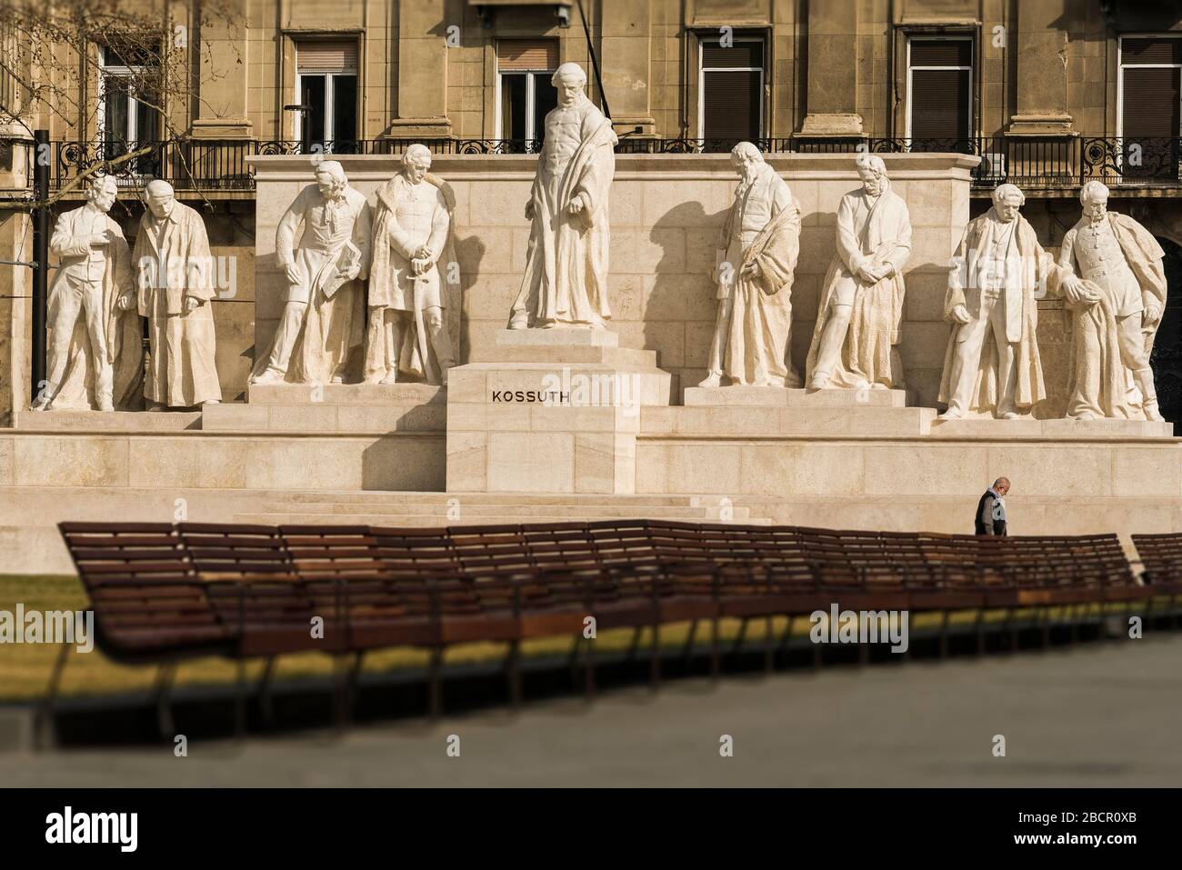 Hungary, Budapest - Kossuth Memorial is public monument dedicated to ...
