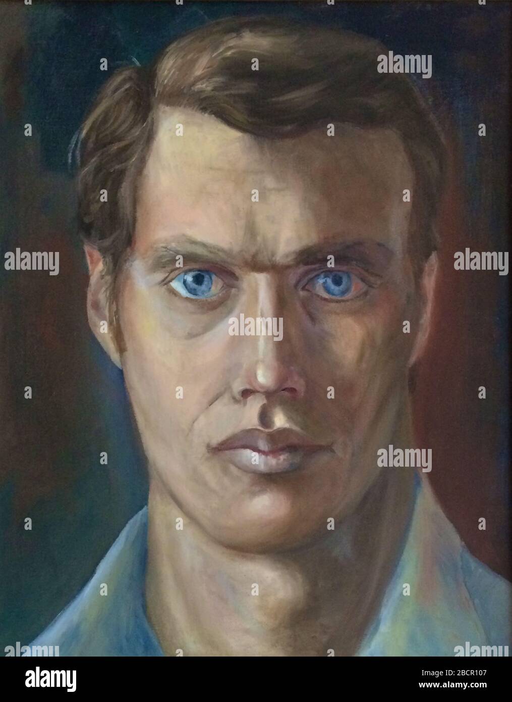 Self portrait Oil paint on canvas Stock Photo - Alamy