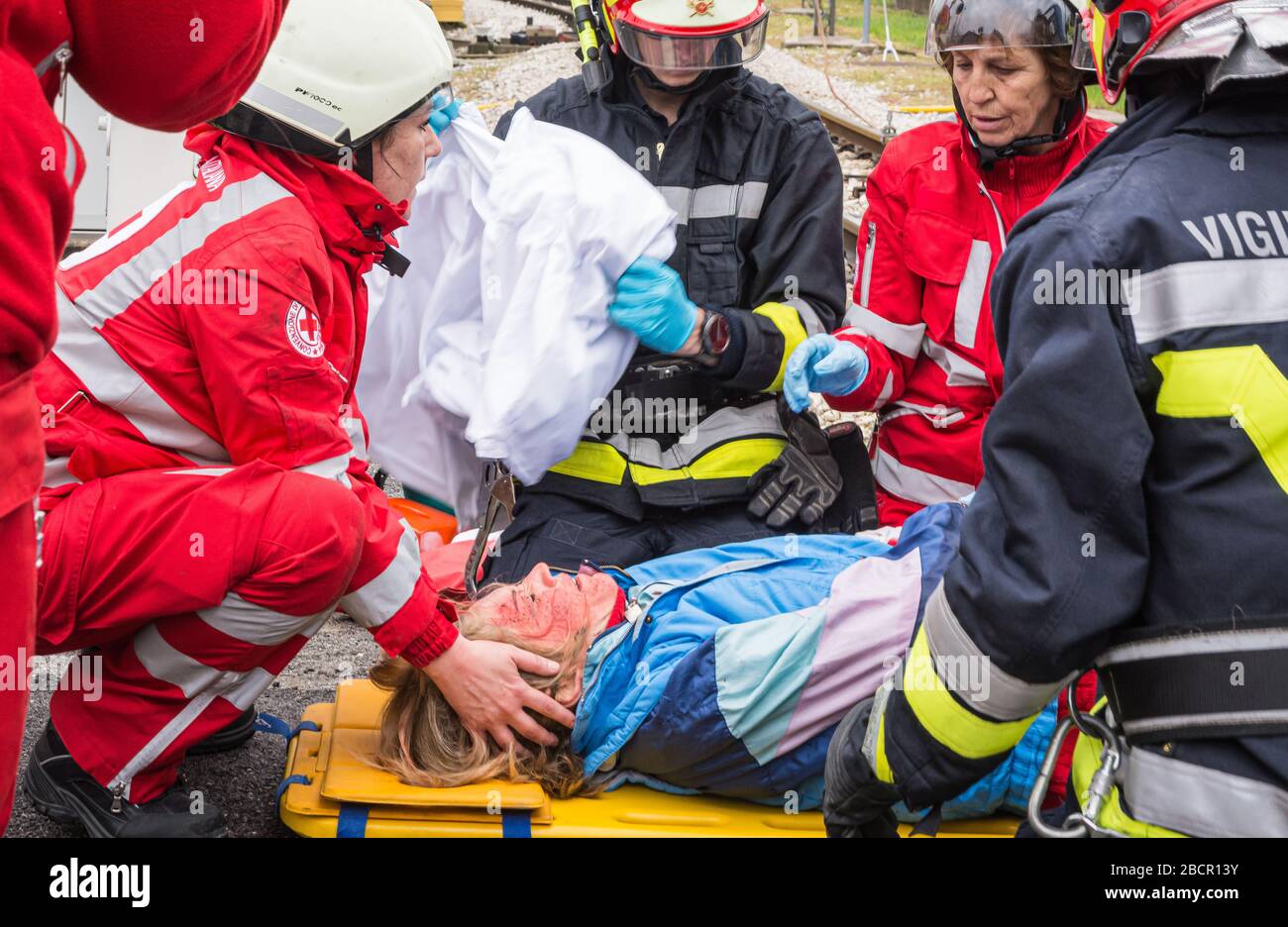 Accident scene management hi-res stock photography and images - Alamy