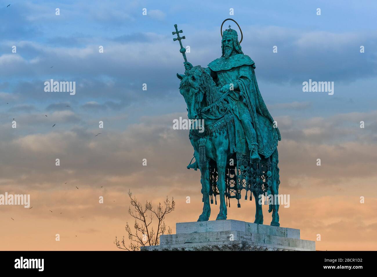 Hungary, Budapest - The first King of Hungary, Saint Stephen on ...