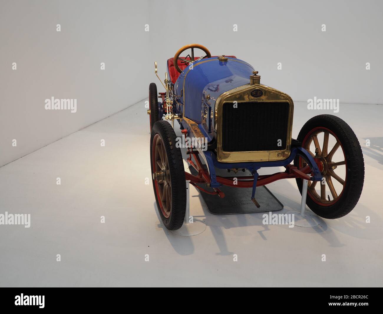 Delage Biplace Course Type F produced in 1908 in european Mulhouse city ...