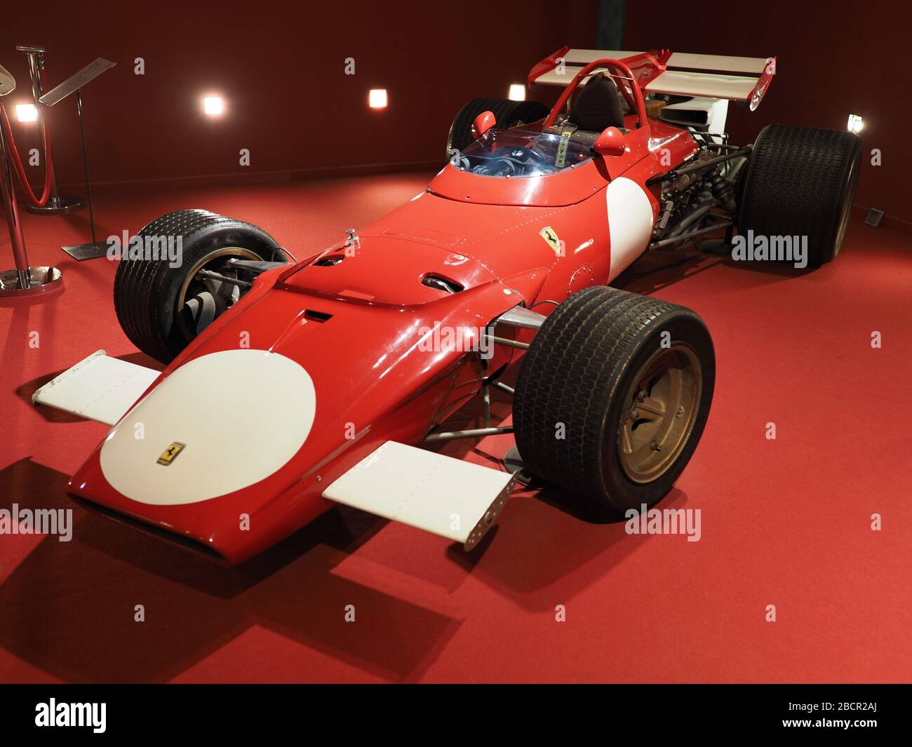 View of Ferrari Monoplace F1 Type 312B, produced in 1970 in european ...
