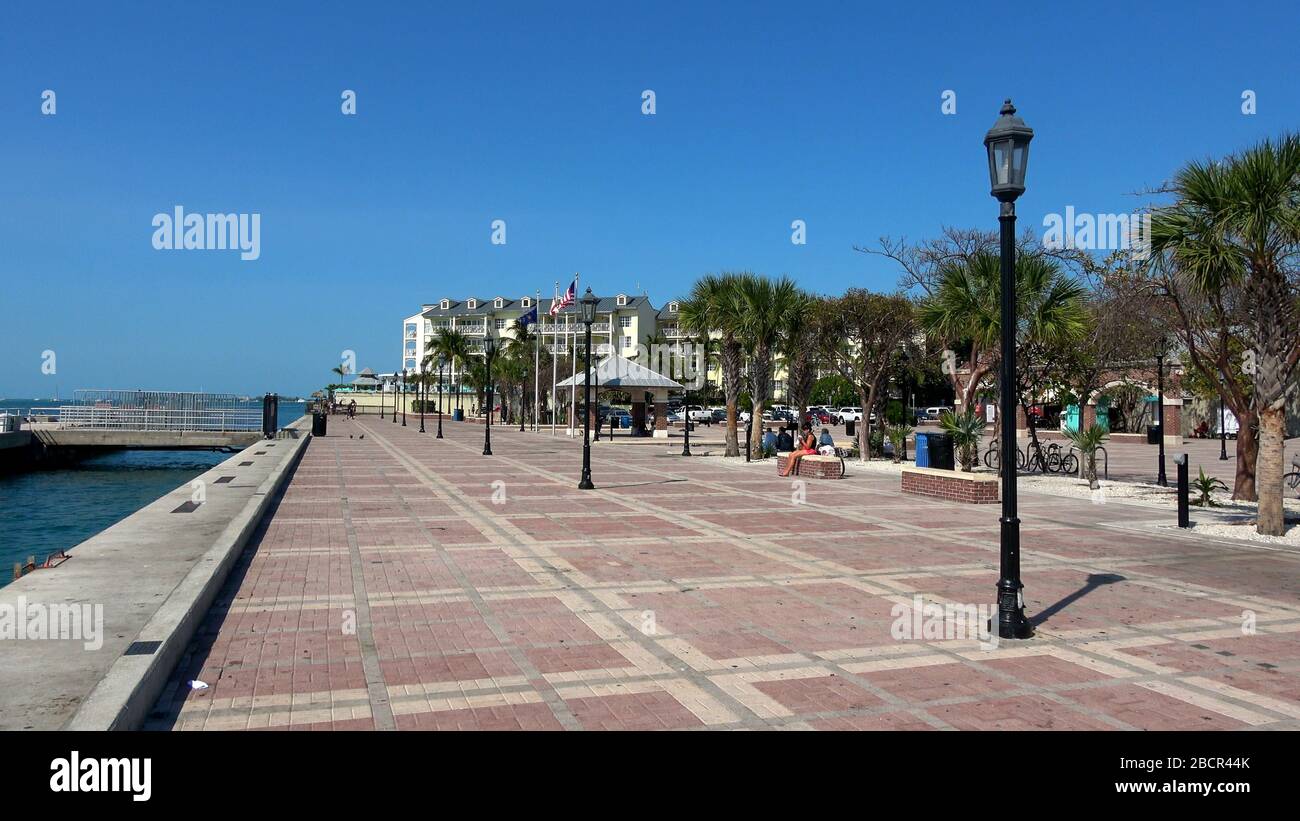 Beautiful walk waterfront key west hi-res stock photography and images ...