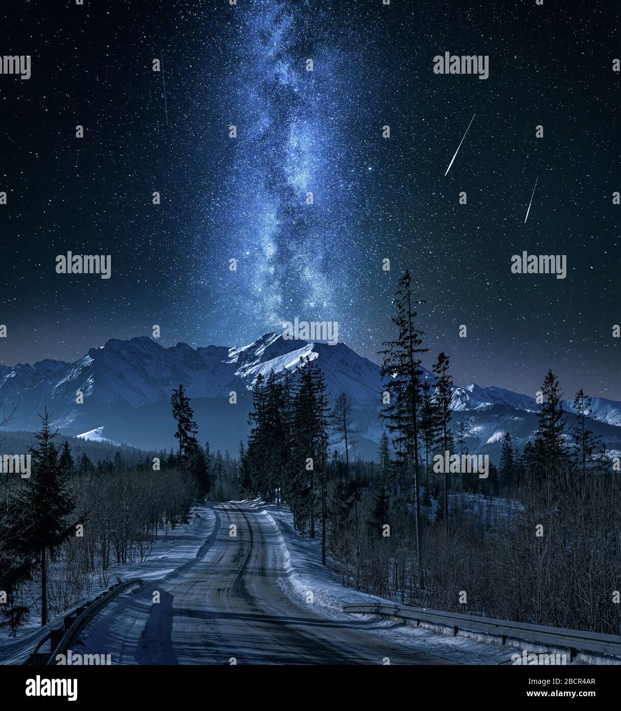 Milky way transport hi-res stock photography and images - Alamy