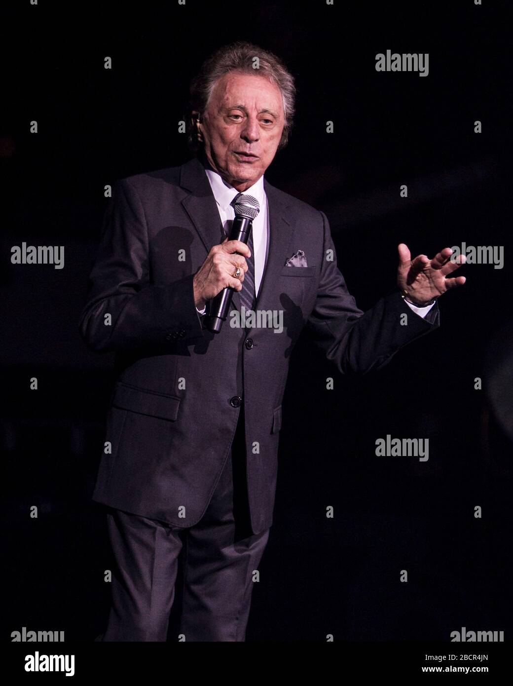 Frankie Valli performs at the Hard Rock Live Arena in Hollywood ...