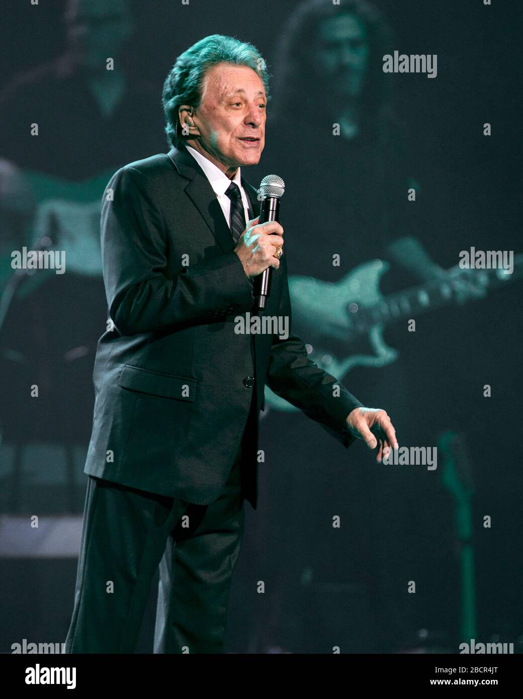 Frankie Valli performs at the Hard Rock Live Arena in Hollywood ...