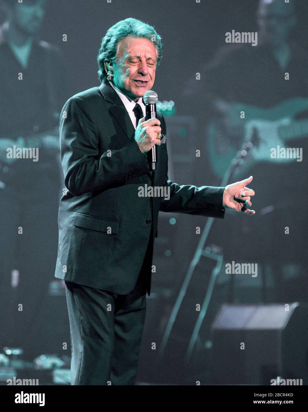Frankie Valli performs at the Hard Rock Live Arena in Hollywood ...