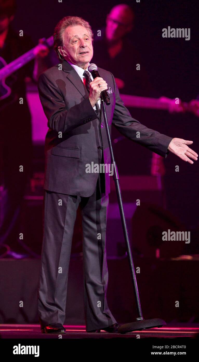 Frankie Valli performs at the Hard Rock Live Arena in Hollywood ...