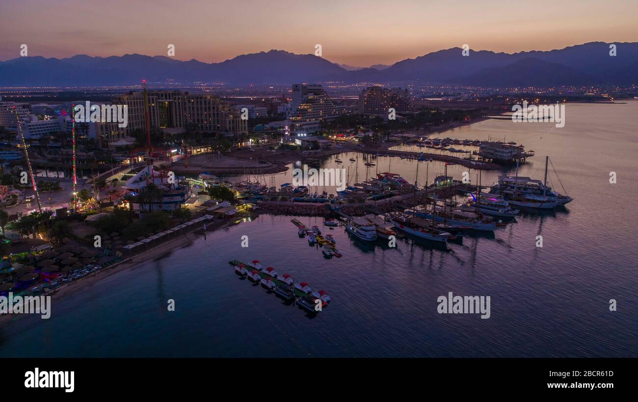 Aerial drone view red sea hi-res stock photography and images - Alamy
