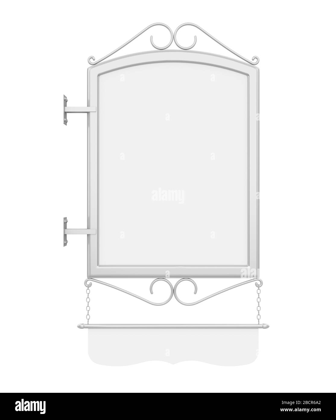 Hanging Sign Board Isolated Stock Photo - Alamy