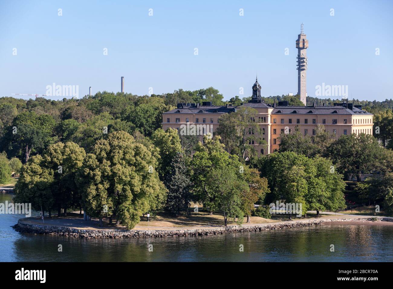 STOCKHOLM, SWEDEN-CIRCA JUN, 2018: Building of Campus Manilla is on ...