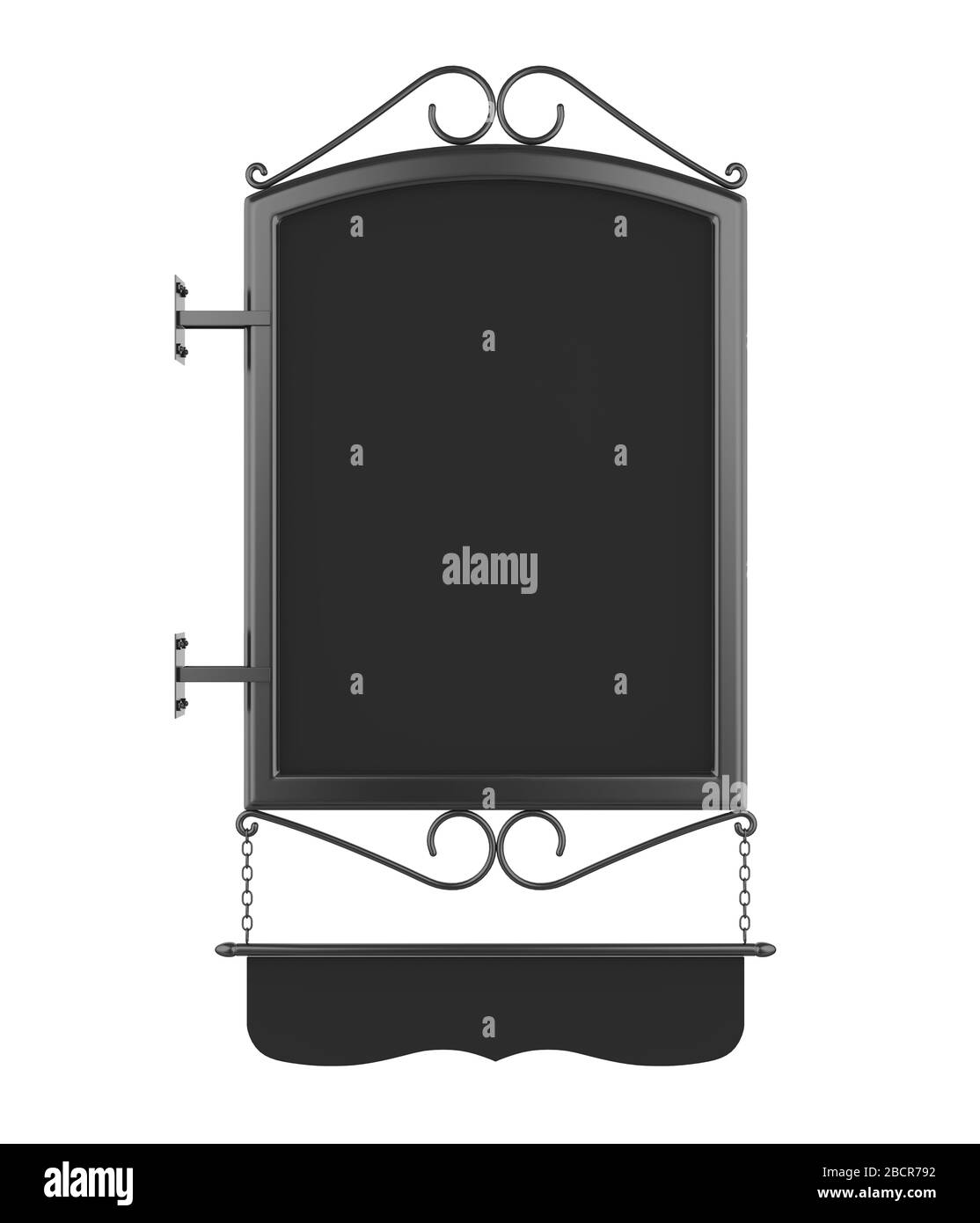 Hanging Sign Board Isolated Stock Photo - Alamy