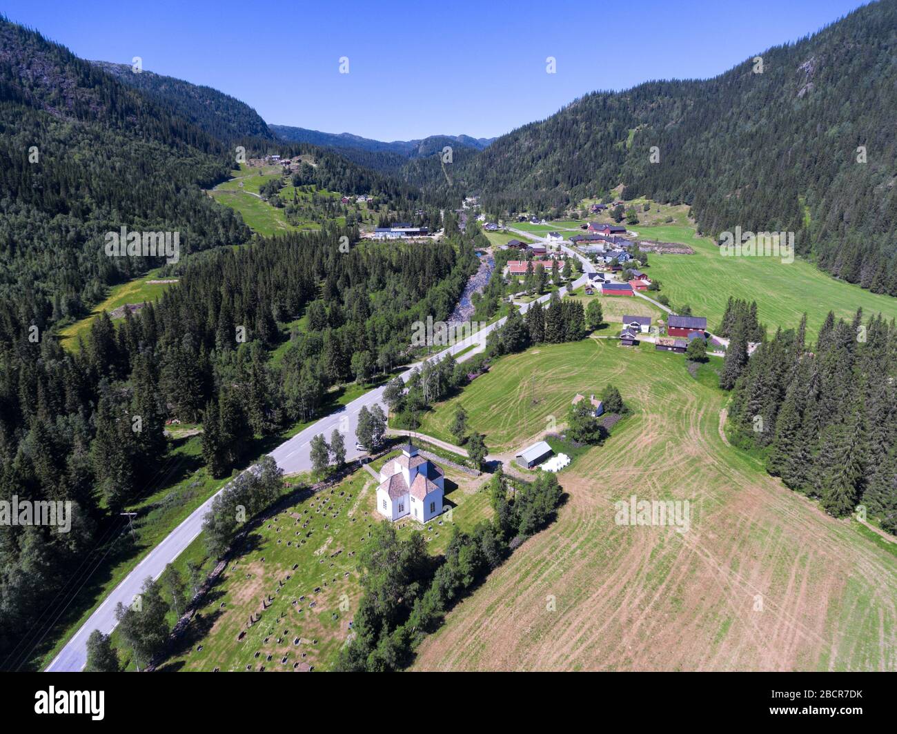 Aerial view forest lawn cemetery hi-res stock photography and images ...
