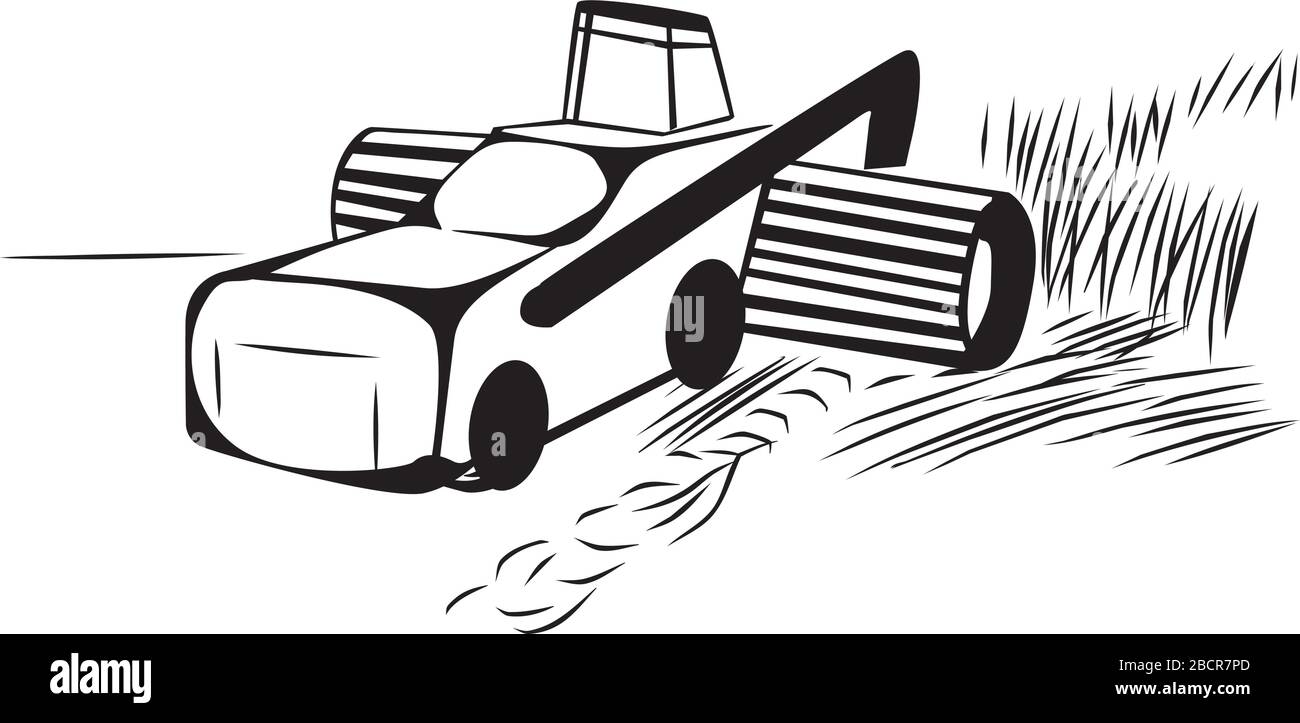 Harvester farmer farming Stock Vector Images - Alamy