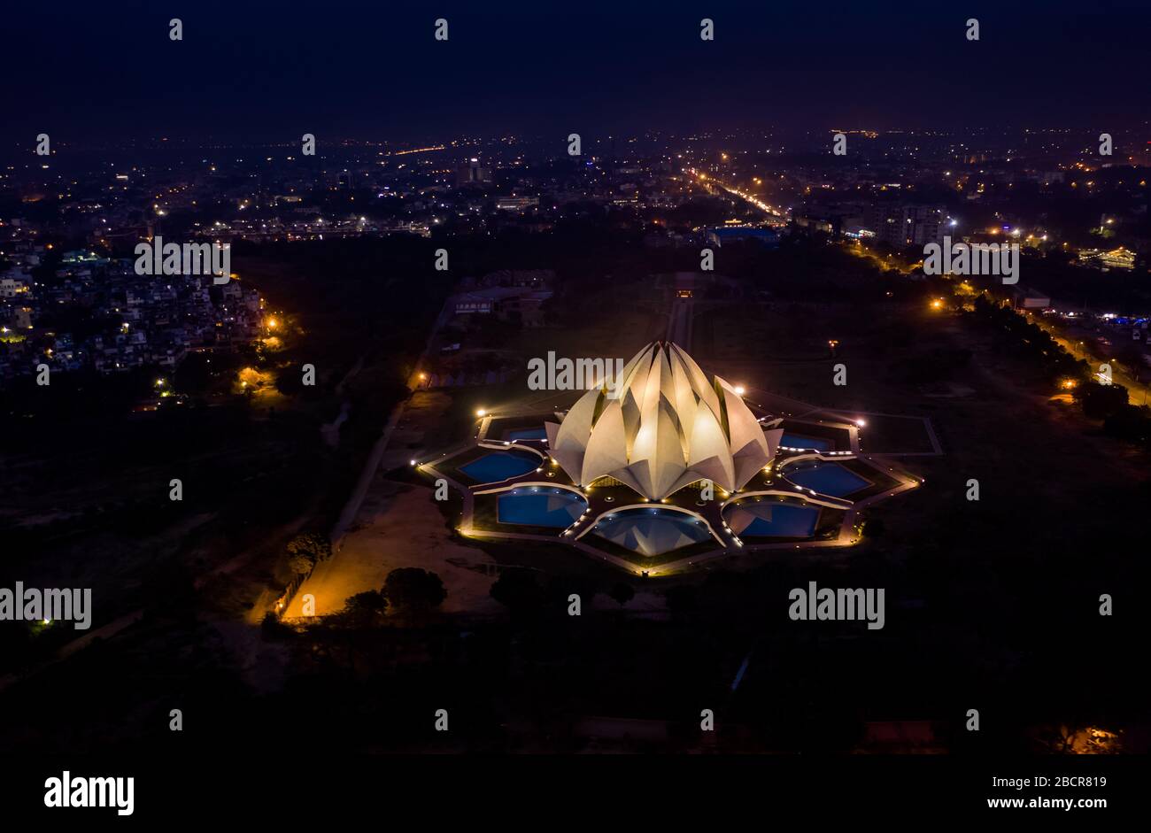 Lotus Temple Top View