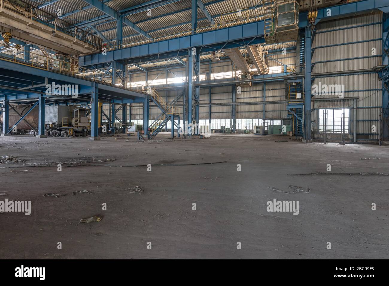 interior of an abandoned factory house building Stock Photo - Alamy