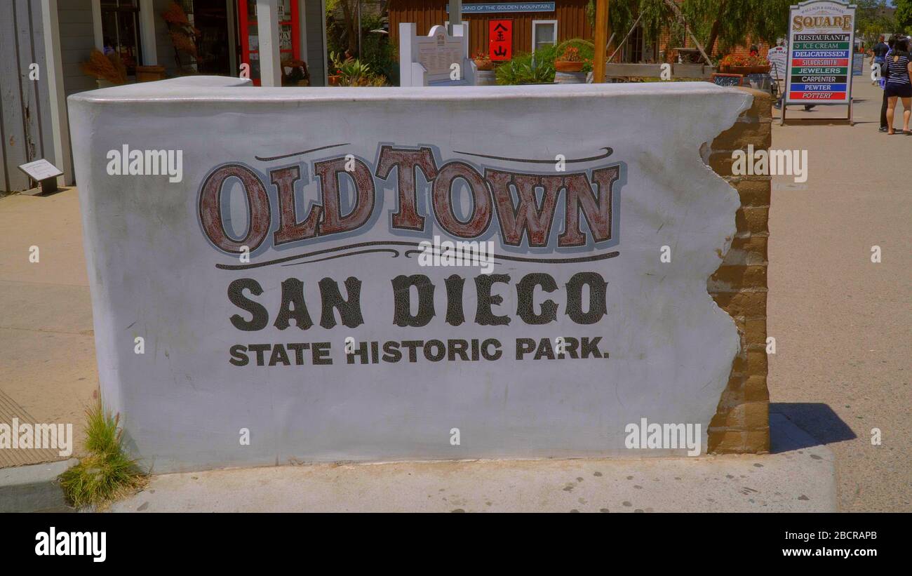 Old Town San Diego Historic State Park - SAN DIEGO, CALIFORNIA - APRIL ...