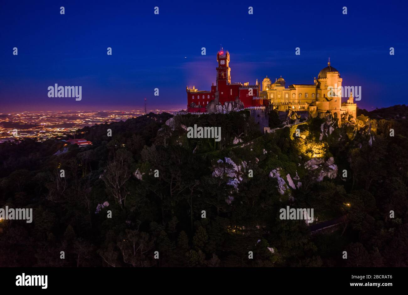 Aerial view sintra portugal hi-res stock photography and images - Alamy