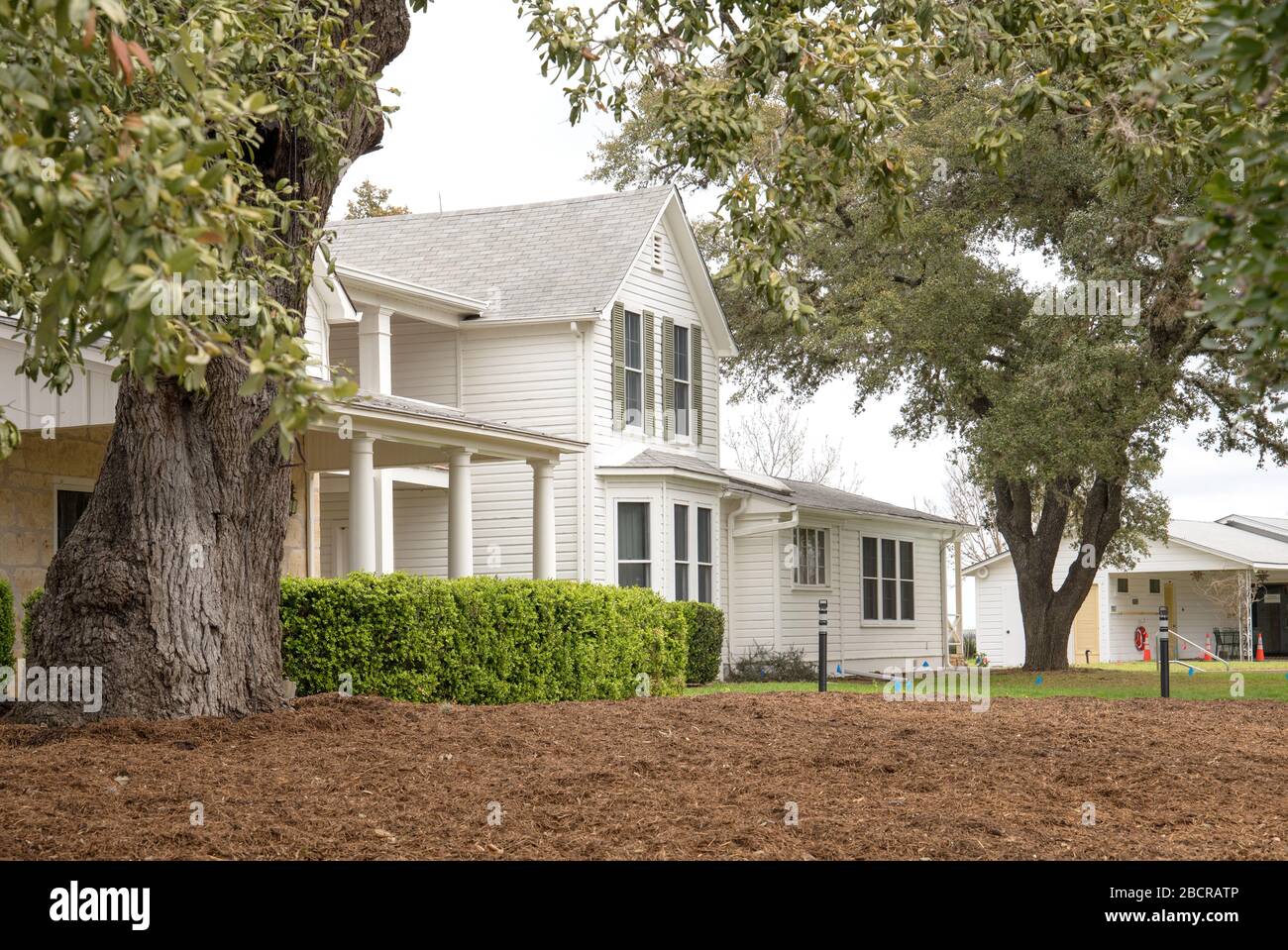 the southern white house at the lyndon b johnson national historic park ...