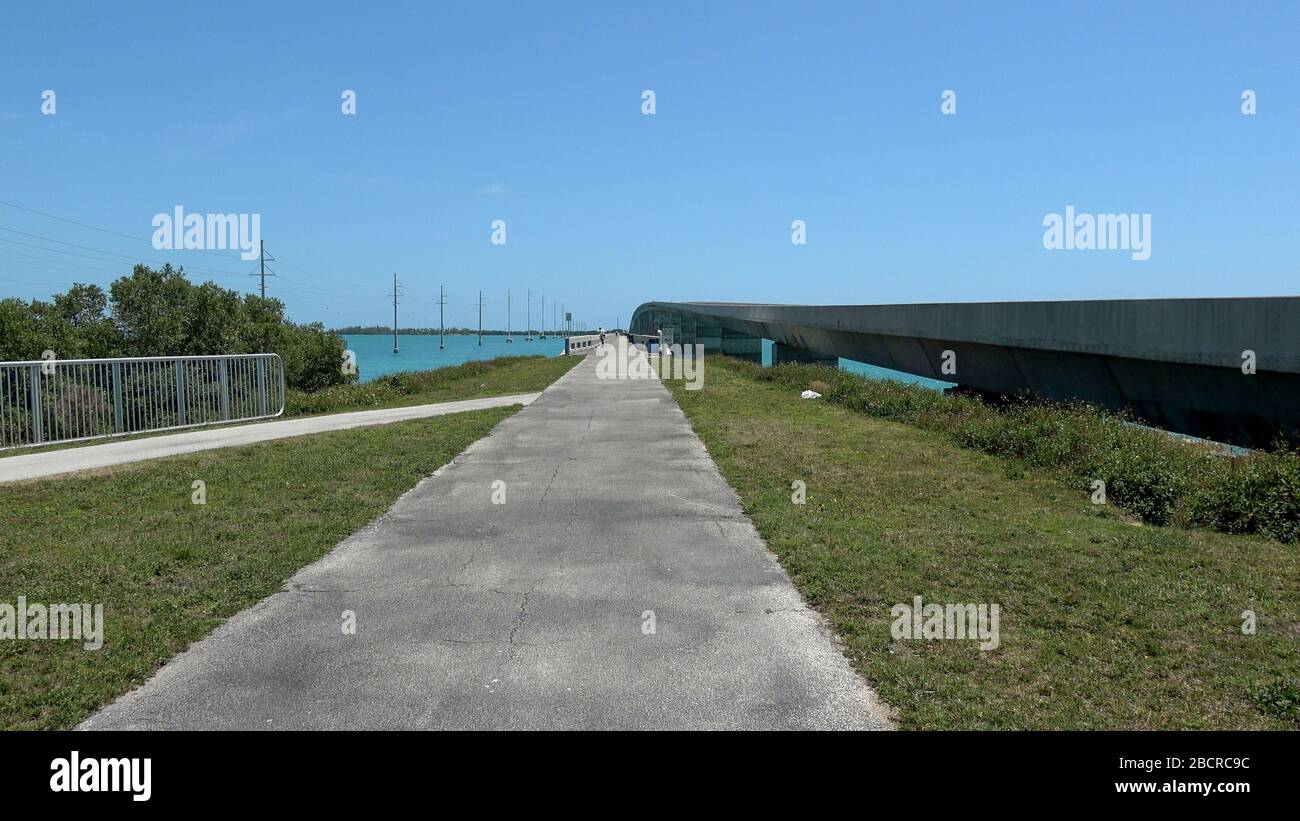 The beautiful scenery of the USA Keys Stock Photo - Alamy