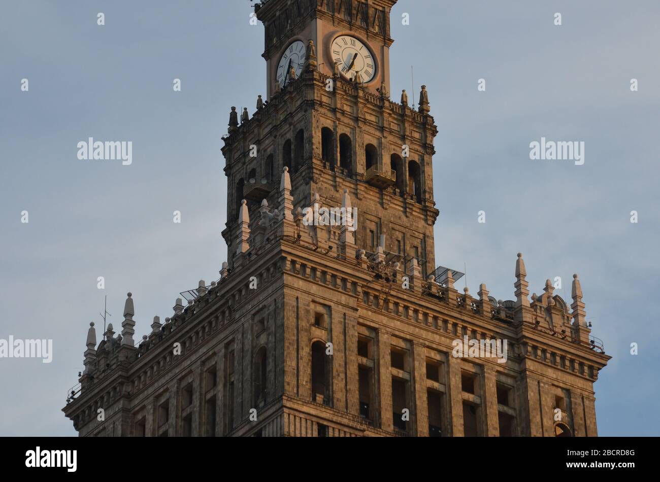Exterior of the Palace of Culture and Science (PKiN), built 1955 ...